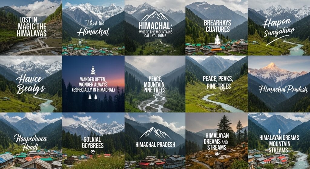 200+ Best Himachal Pradesh Trip Quotes and Captions for Instagram